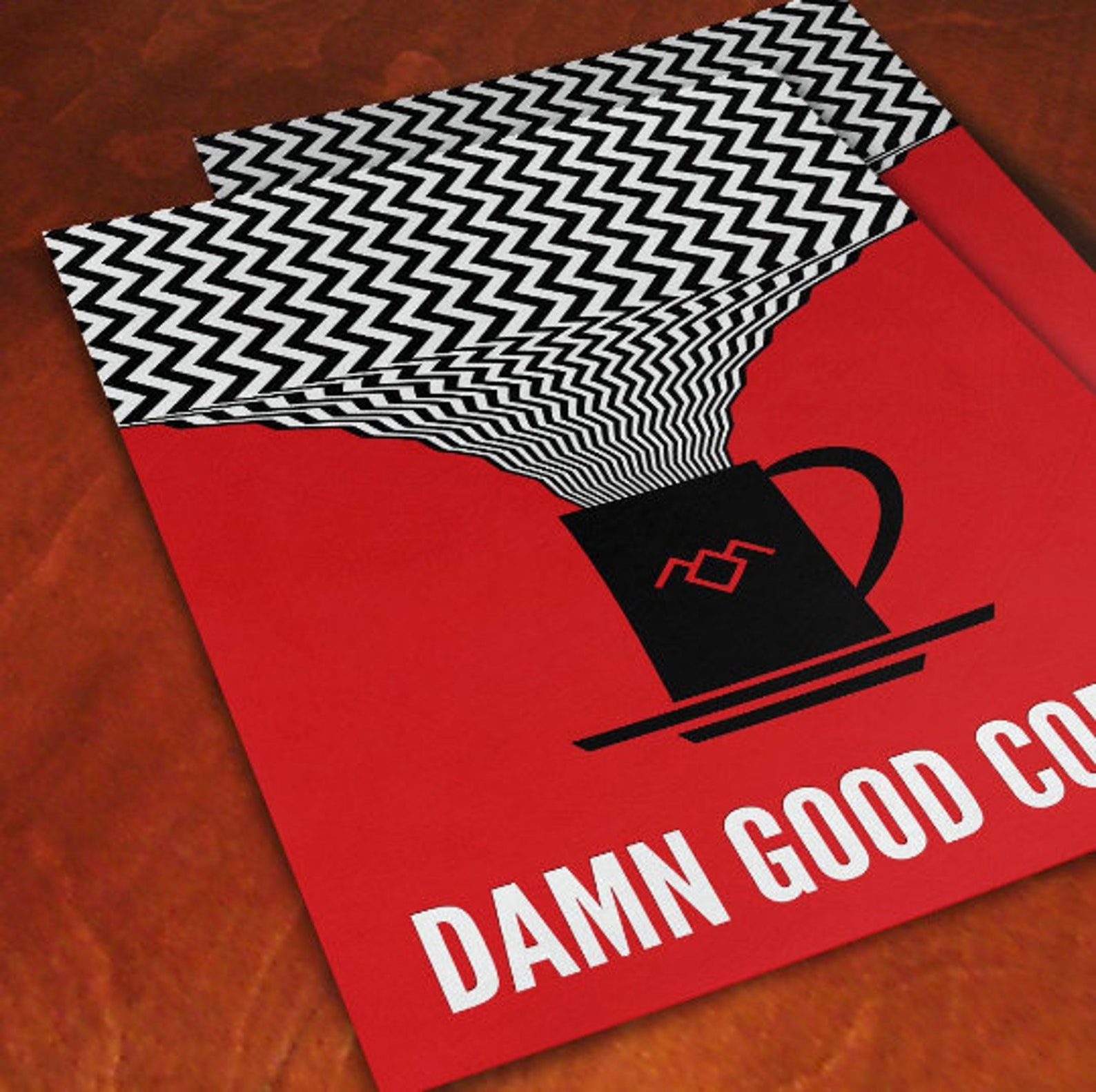 Damn Good Coffee Twin Peaks Poster - Etsy