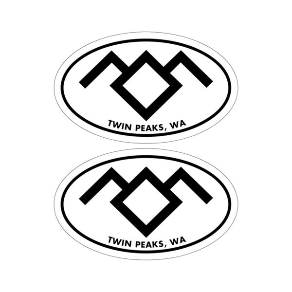 Twin Peaks Sticker - Etsy