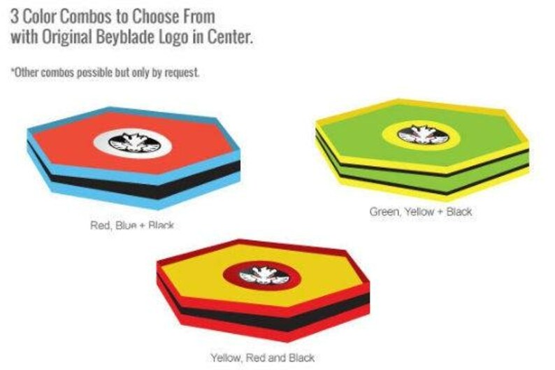 DIY Beyblade Stadium Plans: Large Hexagon Design (PDF Download) - Etsy