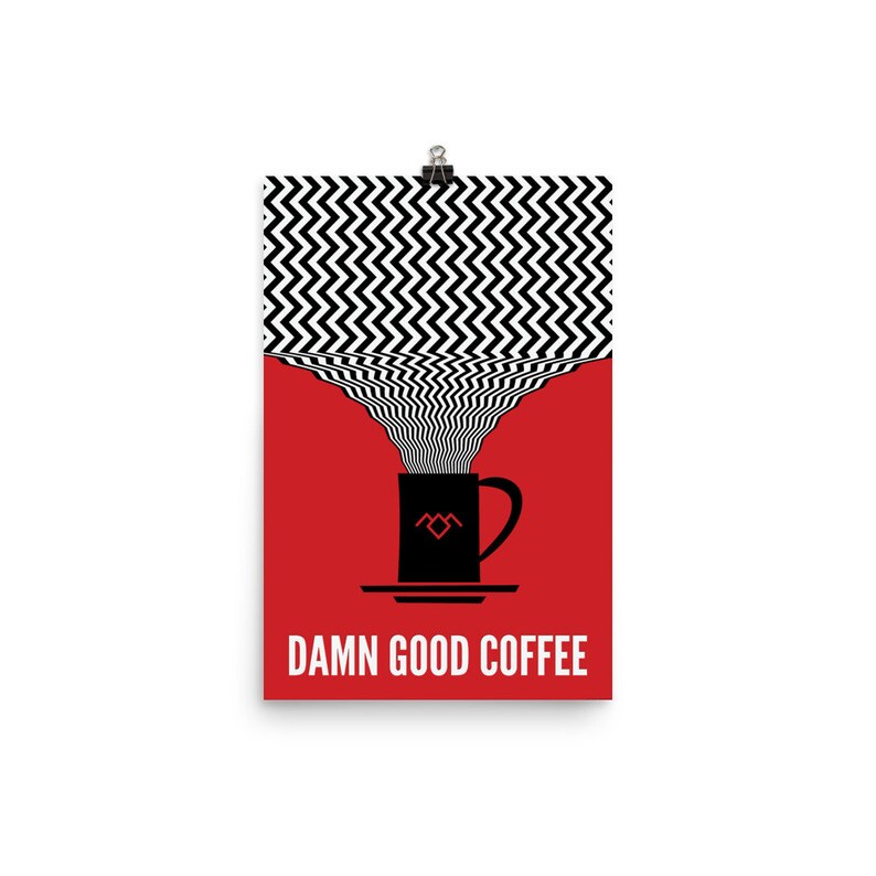 Damn Good Coffee Twin Peaks Poster - Etsy