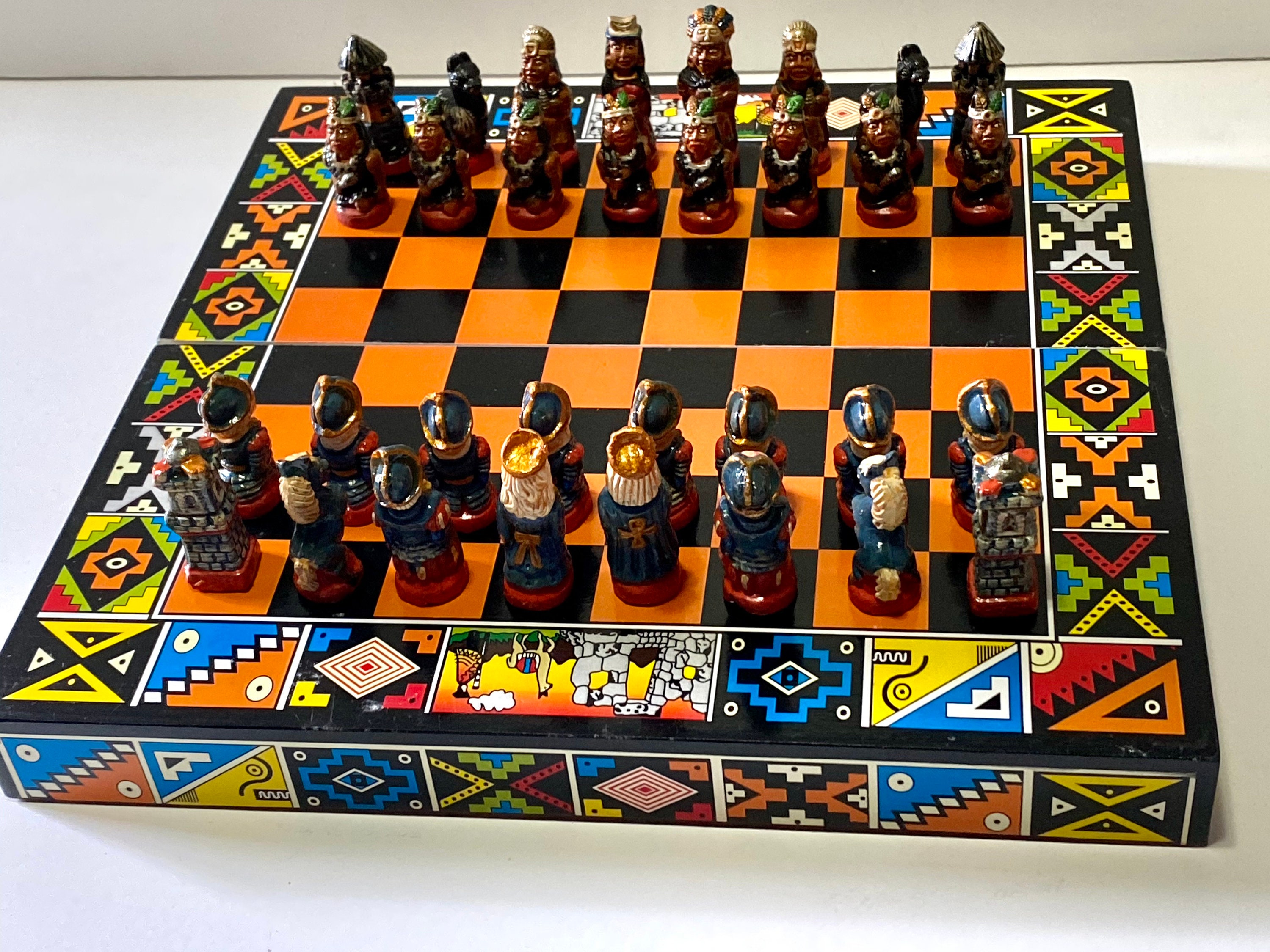 Conquerors Versus Incan Peruvian Chess Set Piece | Etsy