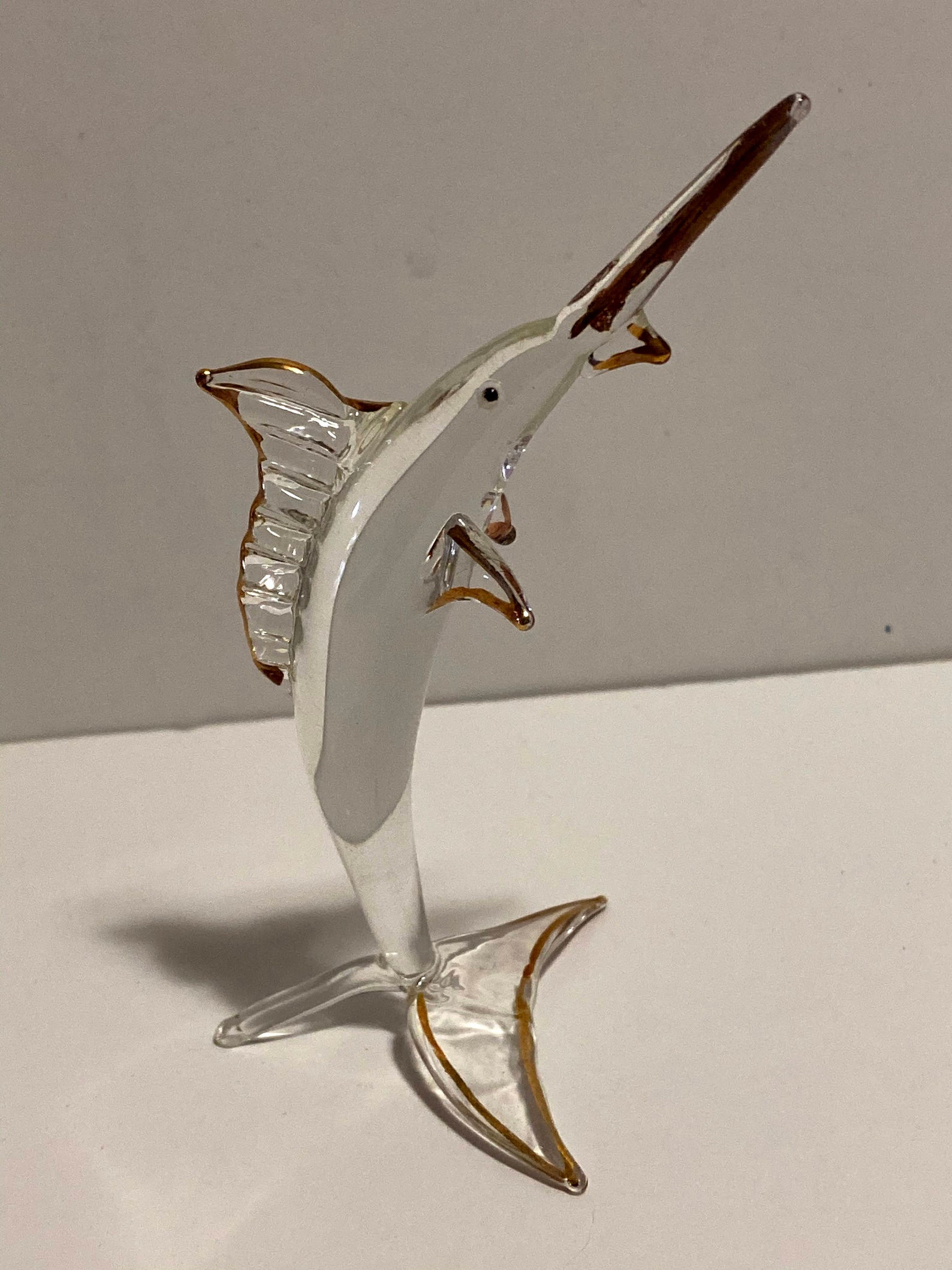Blown Glass Sea Animals Figurines -shark, Dolphin, Frog, Seahorse ...