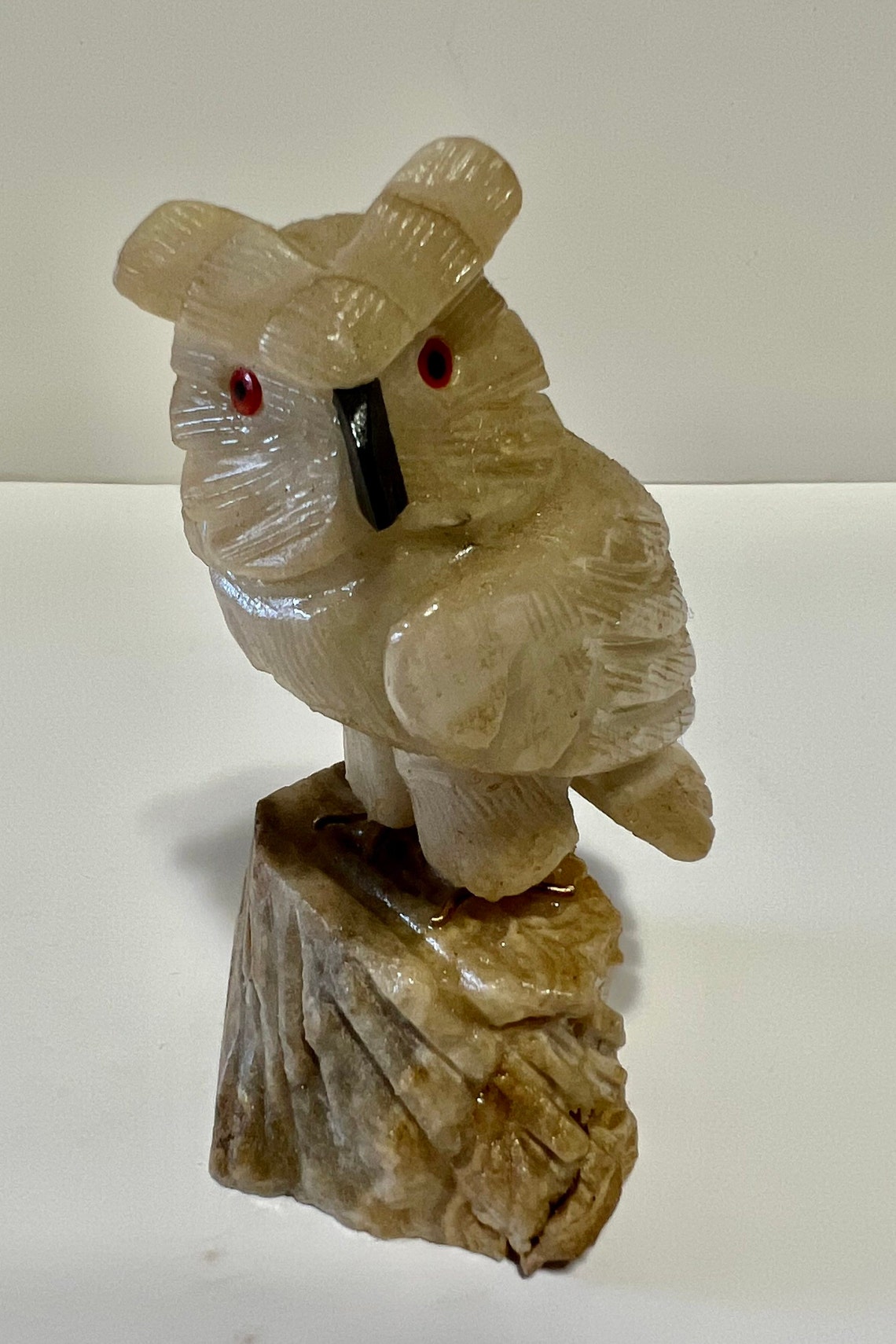 Peruvian Mineral Stone Bird Figurine 3.25"-4.25"h Great Housewarming ...