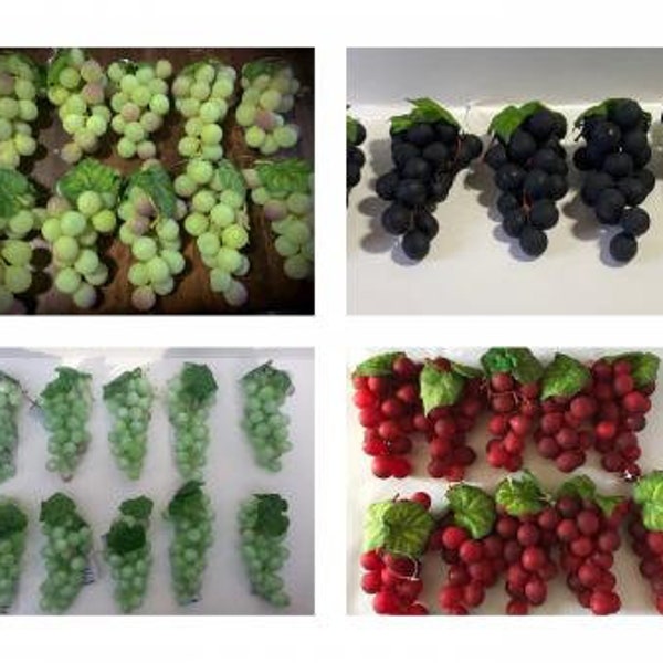 Plastic Grapes - Etsy