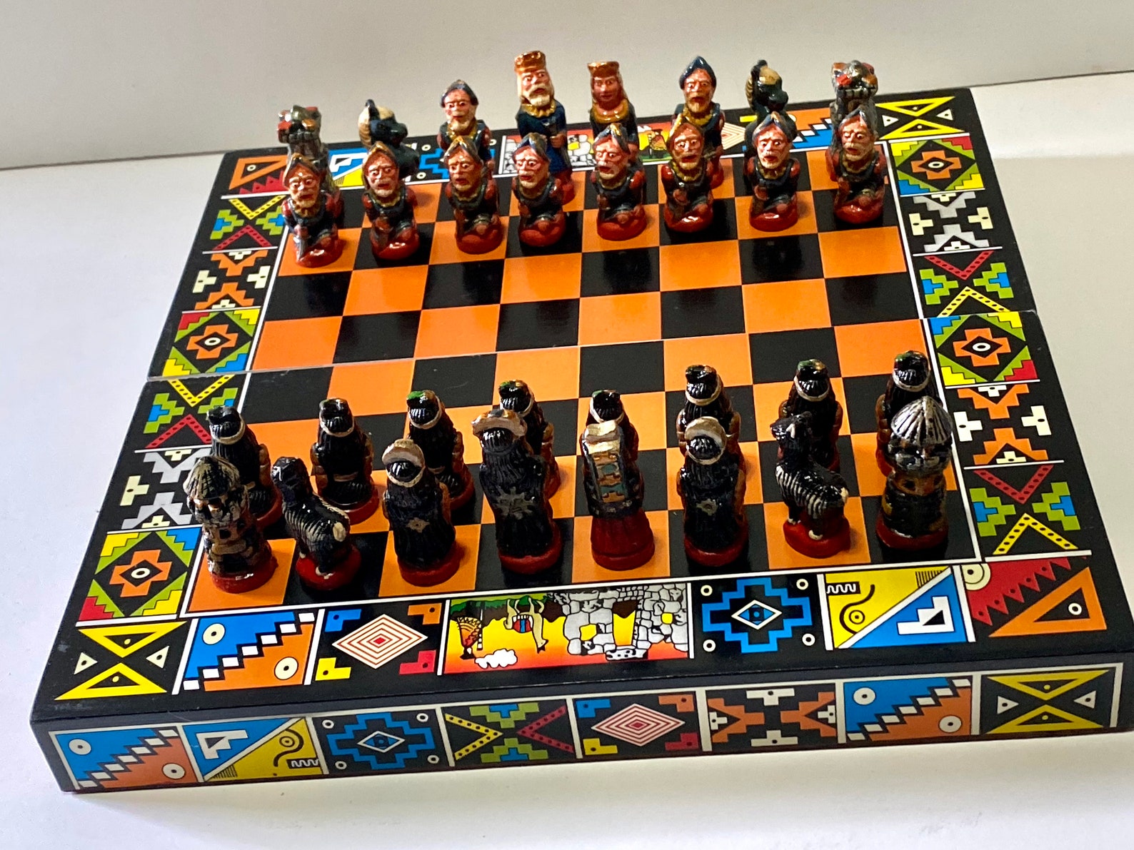 Conquerors Versus Incan Peruvian Chess Set Piece | Etsy