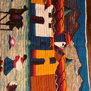 Peruvian Hand-woven Wool Tapestry for Tapestry Collectors and ...