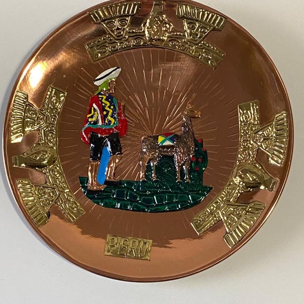 Peru Plate - Etsy