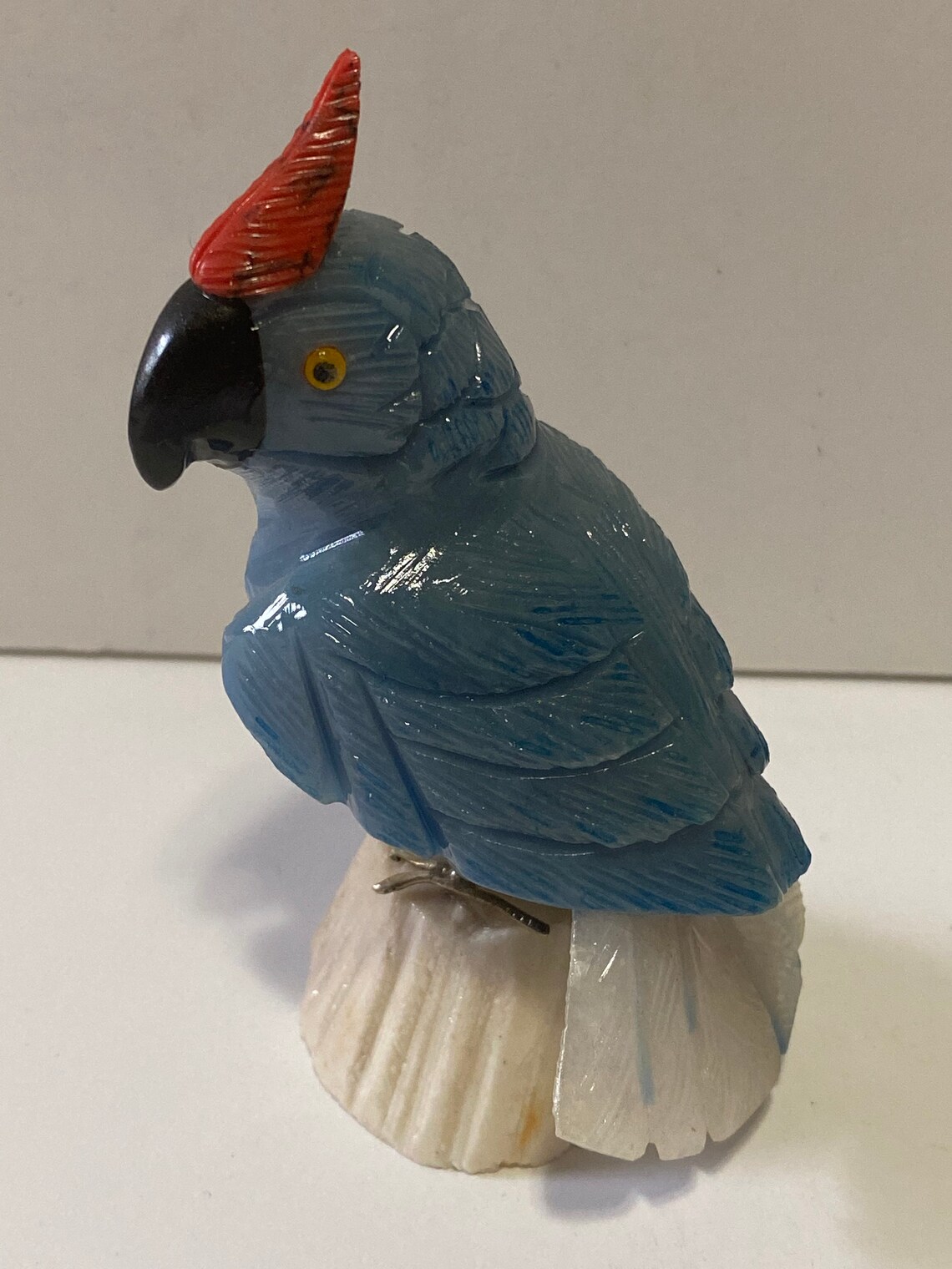 Peruvian Mineral Stone Bird Figurine 3.25"-4.25"h Great Housewarming ...
