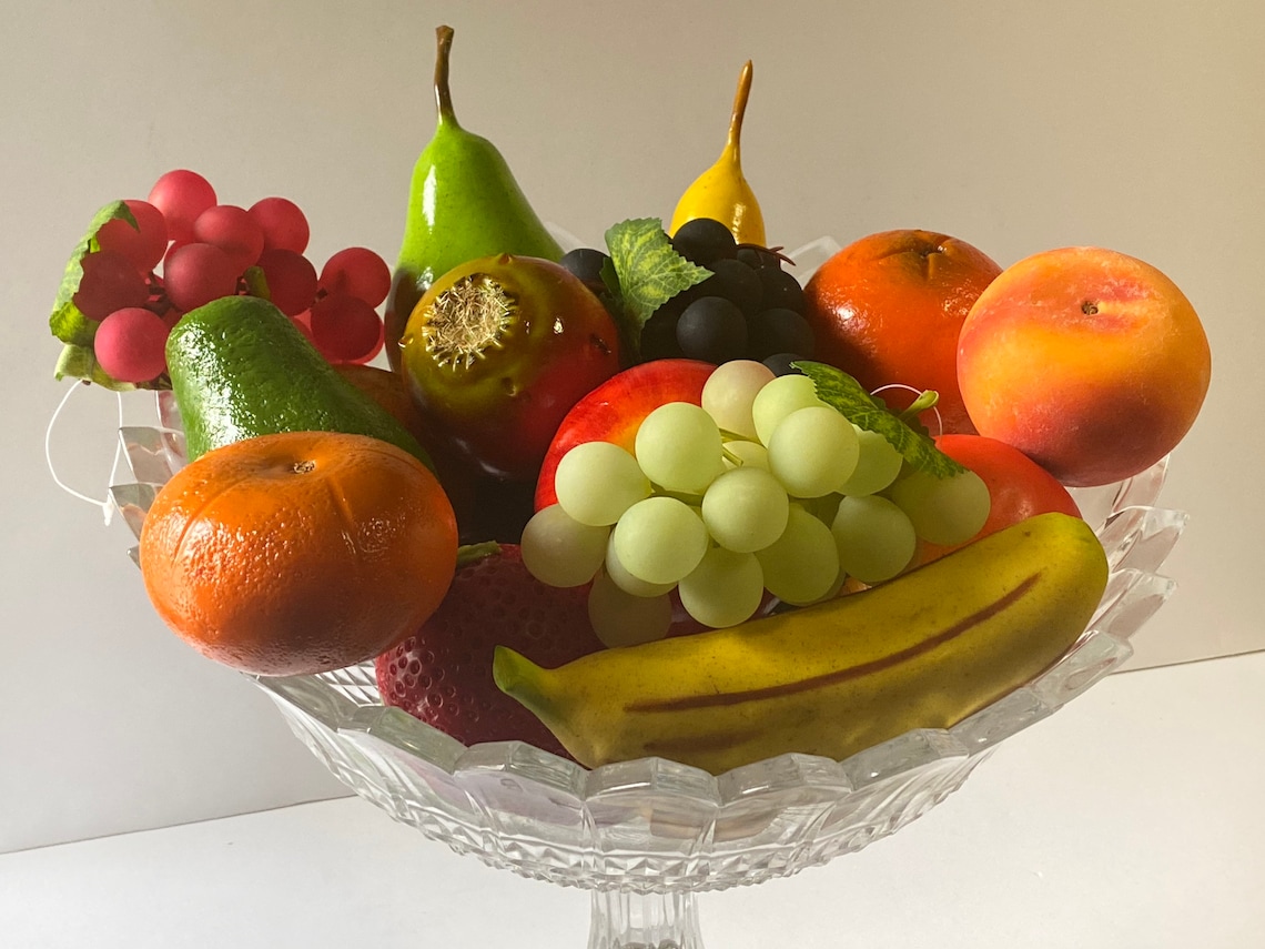 20 Piece Artificial Decorative Fruit Collection For Weddings | Etsy