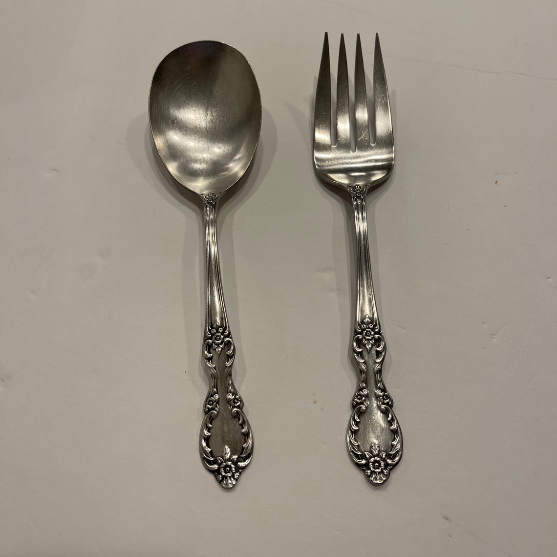 Antique 1800s Wm Rogers Mfg Co Extra Plate Silverware Serving Spoon ...
