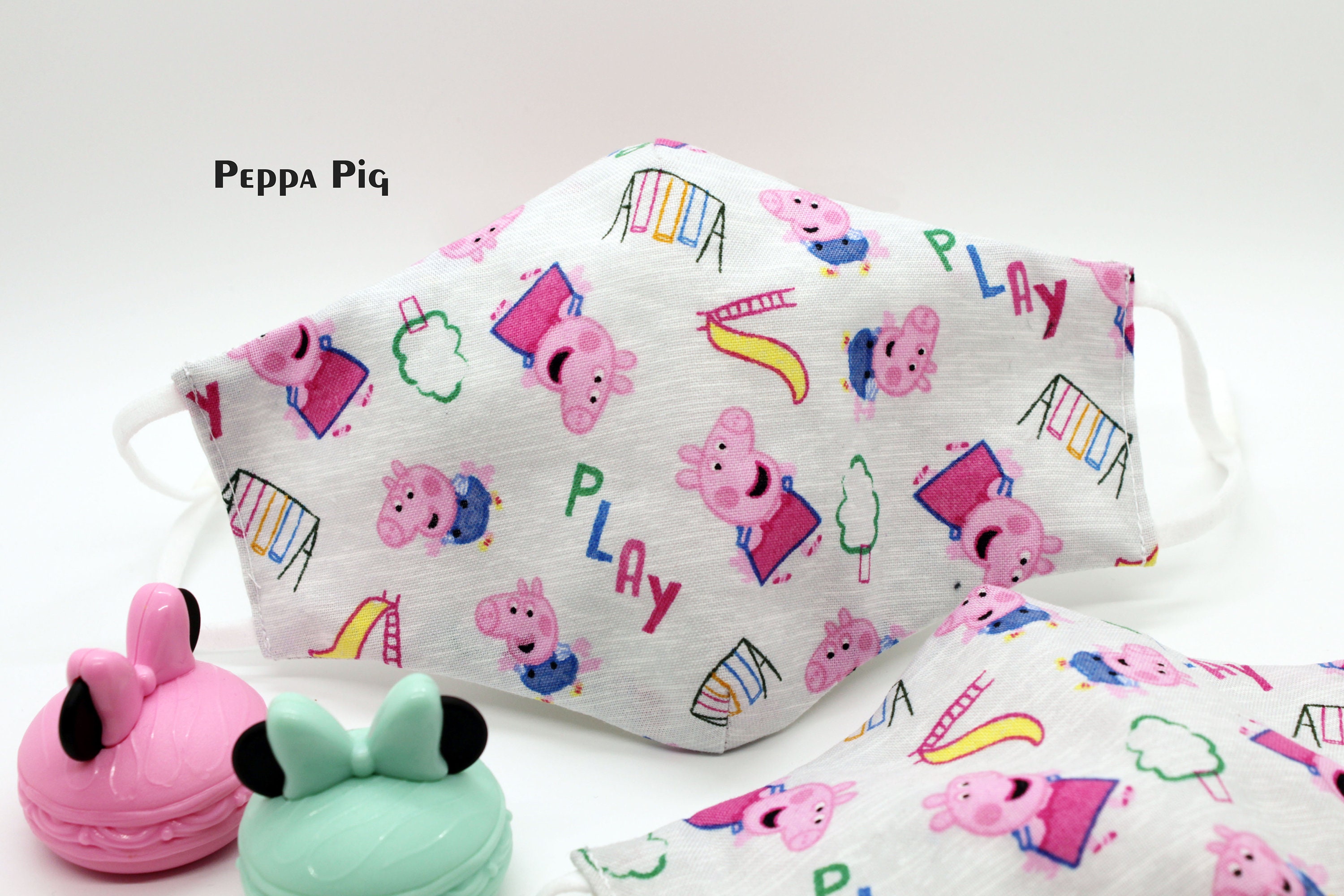 207 Peppa Pig / Peppa Pig Face Mask / Pig Face Mask / | Etsy
