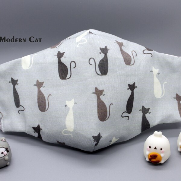 Cat Face Mask - Etsy