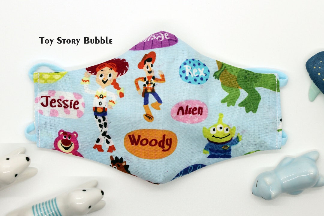 Toy Story Bubble / Blue Toy Story Theme / Toddler Face Mask / - Etsy