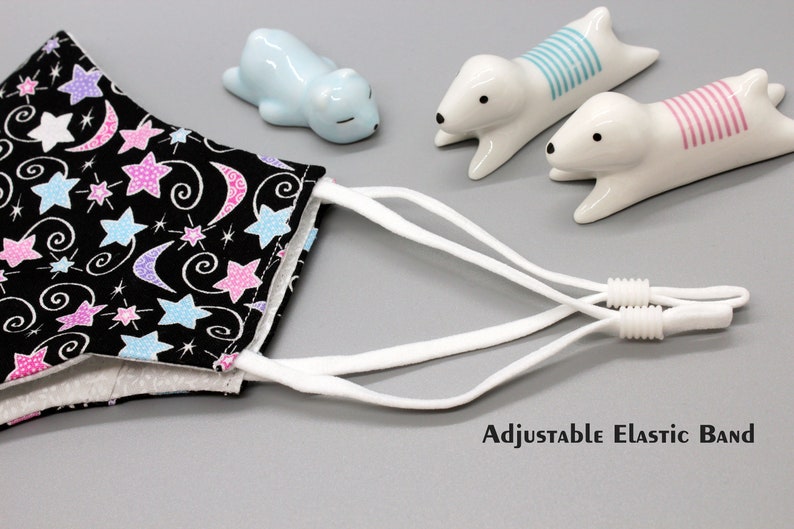 Magic Star / Cute Face Mask / 100% Cotton / Filter Pocket / - Etsy