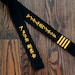 Custom Embroidery Black Belt for Martial Arts, Taekwondo, Karate, Moodukkwan, 2" Black Belt ...