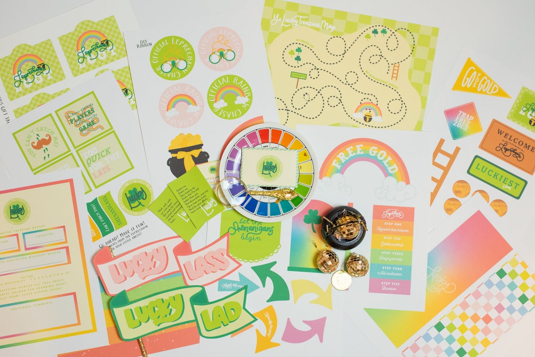 Leprechaun Trap Printable, DIY Leprechaun Trap, St. Patrick's Day Kid's ...
