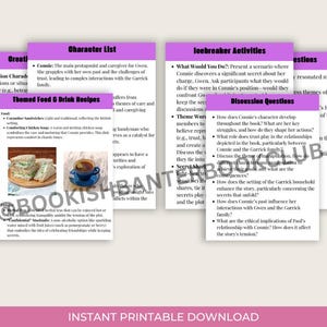 Book Club Discussion Guide: the Stranger in Her House - Etsy