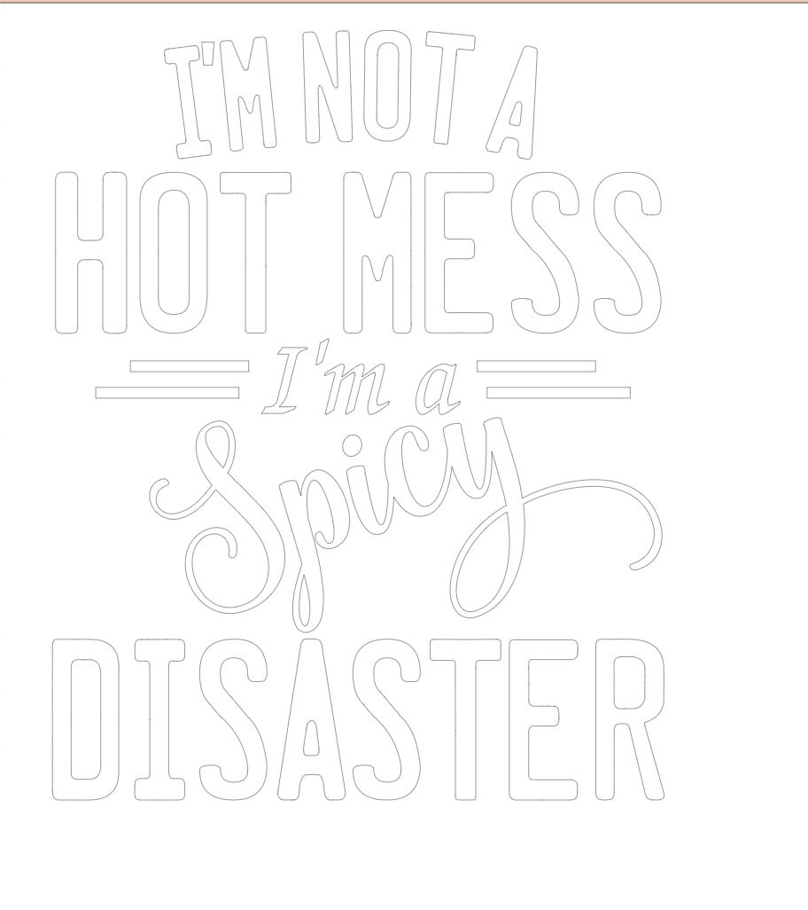 Spicy Disaster SVG File - Etsy