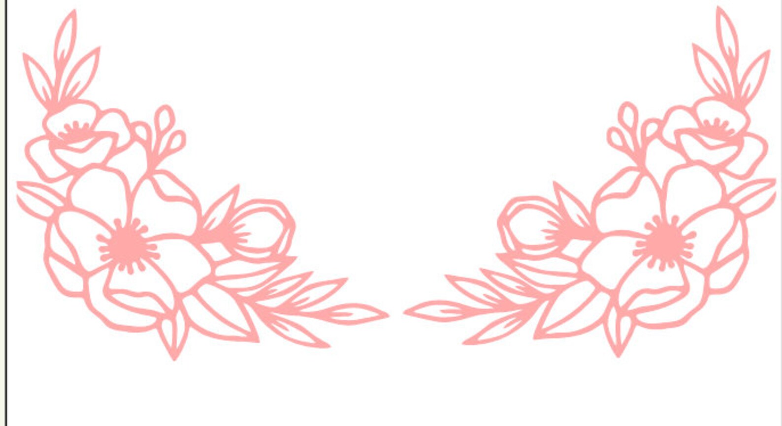 Flower Arc SVG ONLY - Etsy