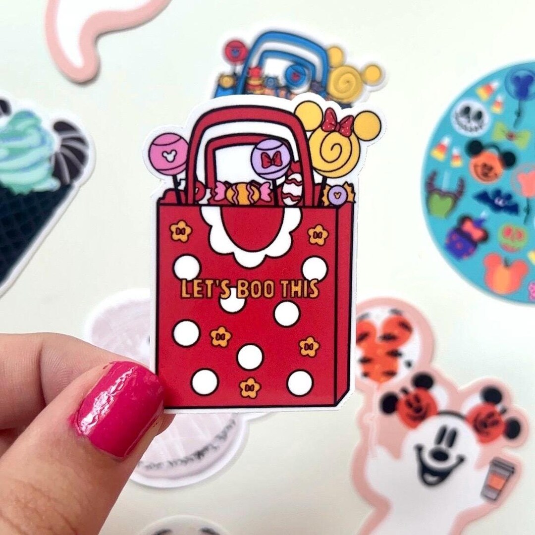 Halloween Sticker, Boo to You Sticker, Halloween Treat Bag, Halloween ...
