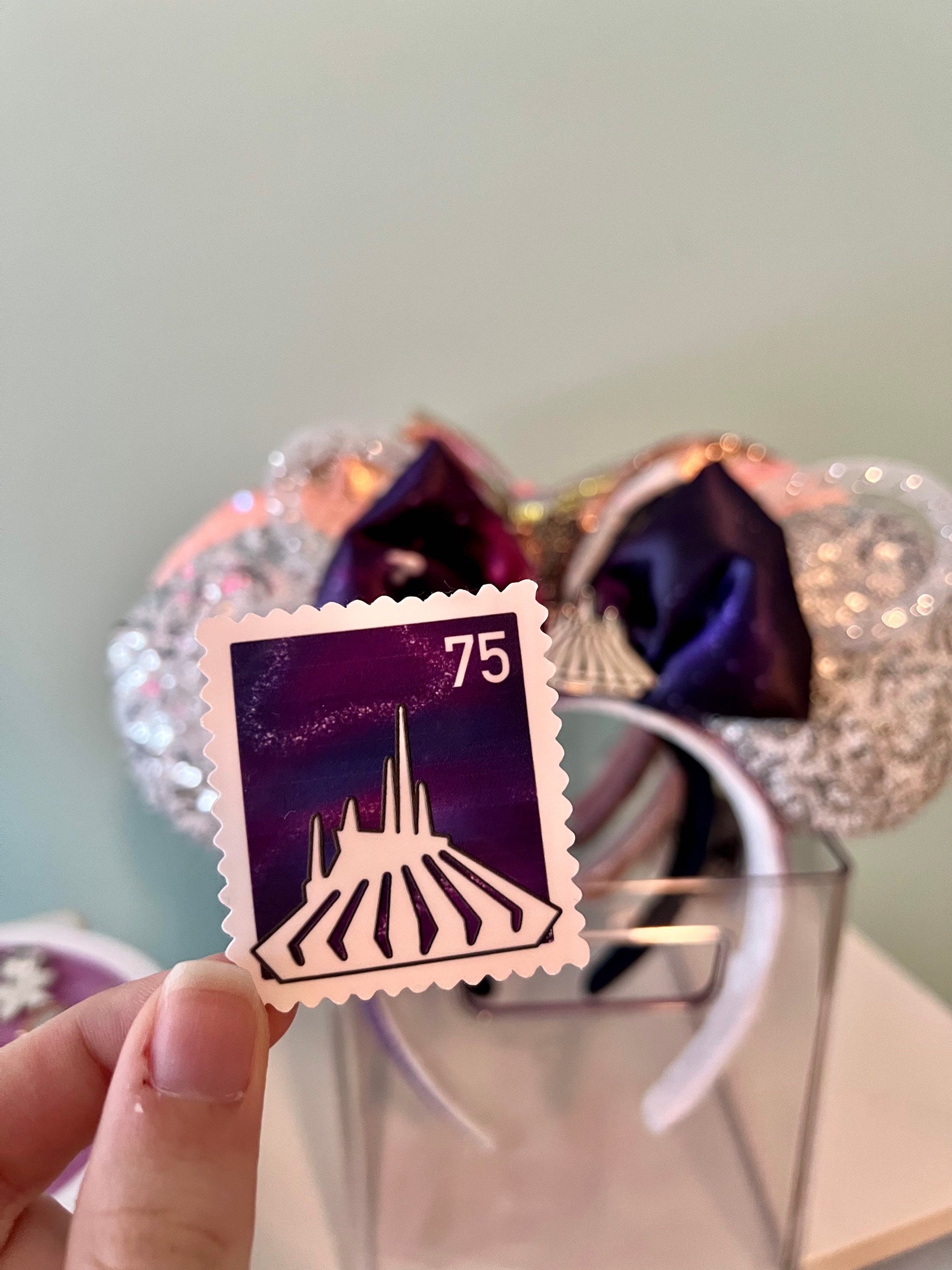 Space Mountain Sticker Magic Kingdom Tomorrowland Sticker - Etsy