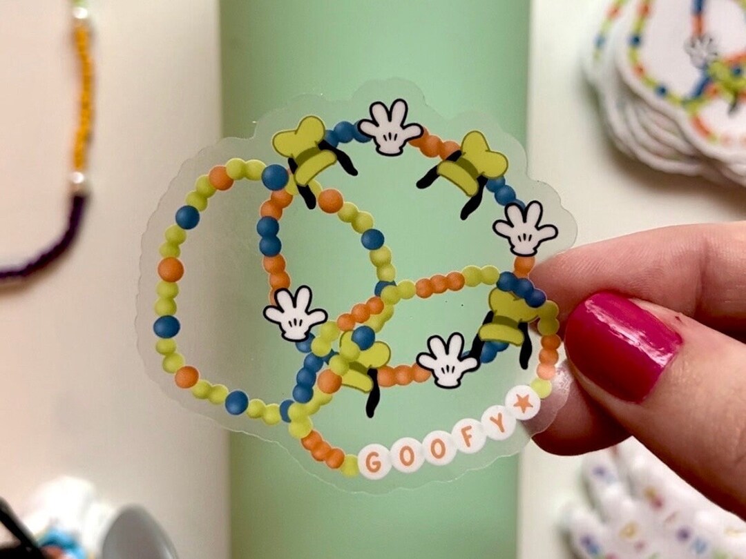 Magical Friendship Bracelet Sticker, Goofy Sticker, Hydroflask Sticker ...