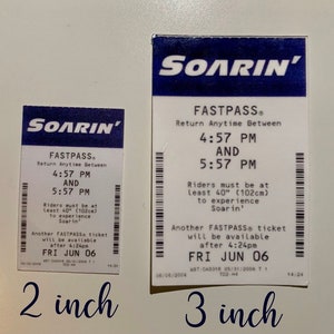 Fastpass Sticker, Hydroflask Sticker, Scrapbook Sticker, Ride Stickers ...