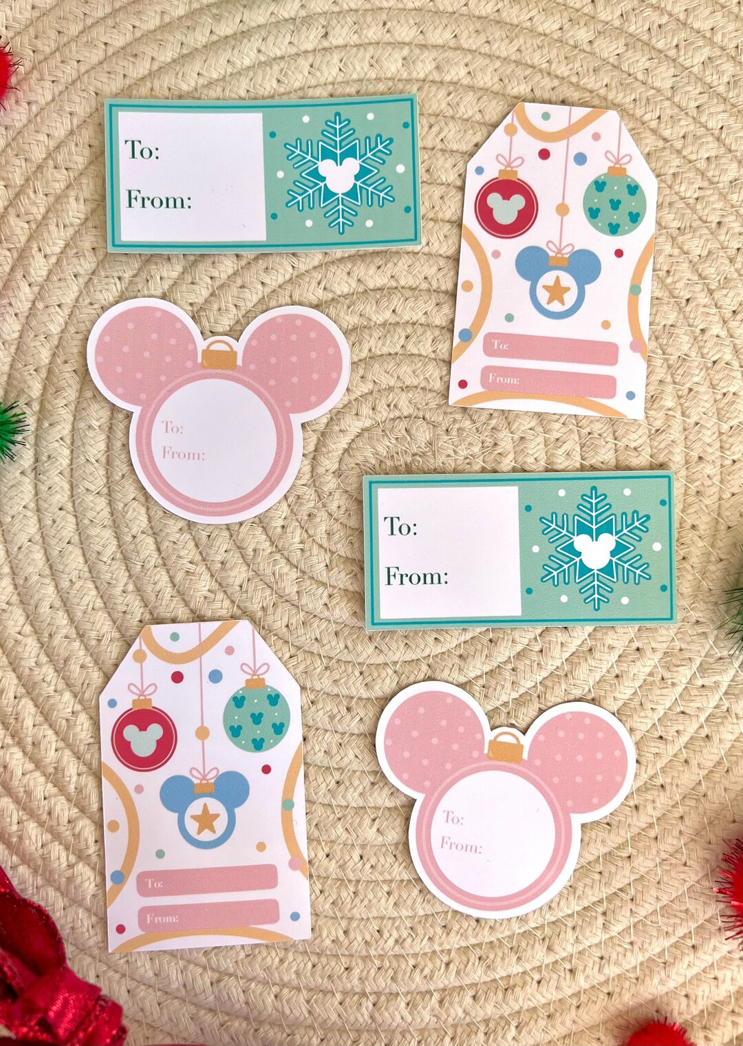 Magical Christmas Gift Tag Stickers, Christmas Gift Tags, Gift Tag ...