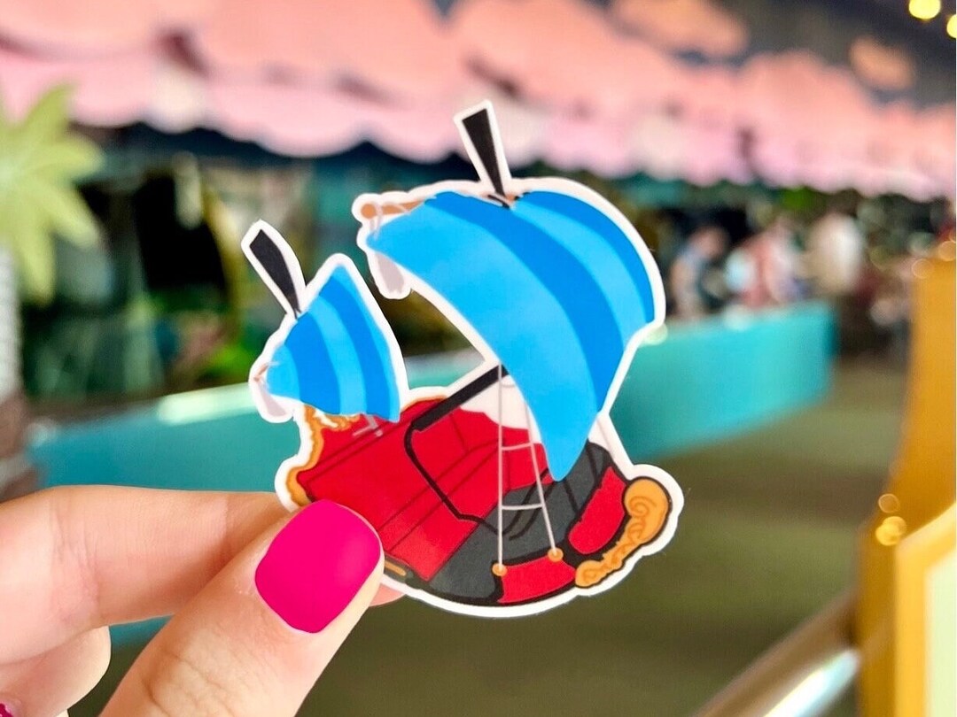 Peter Pan Sticker, Magic Kingdom Sticker, Magic Kingdom, Ride Sticker ...