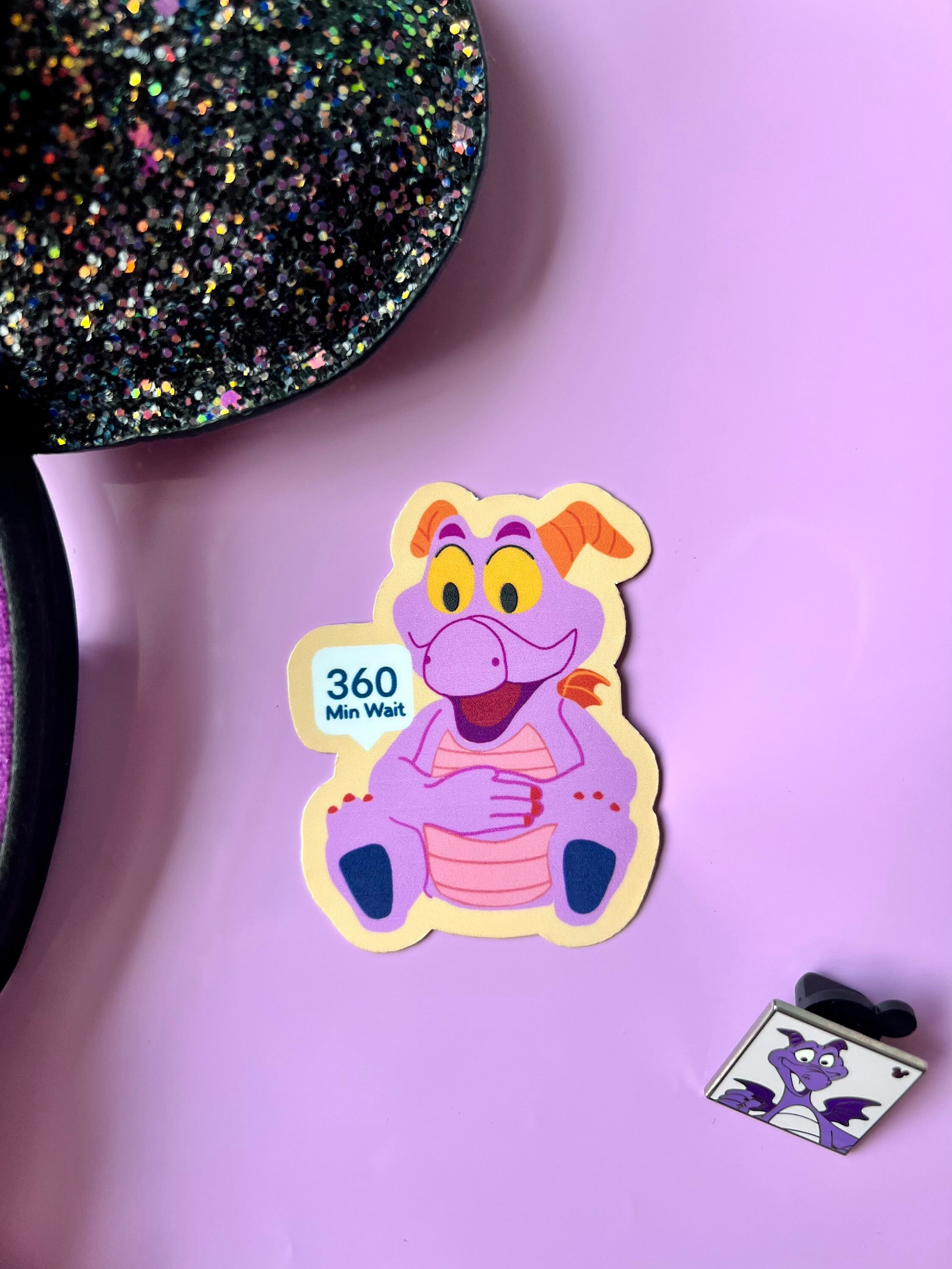 Figment Popcorn Bucket Sticker Figment Sticker Epcot - Etsy