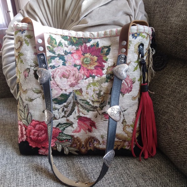 Needlepoint Handbag - Etsy