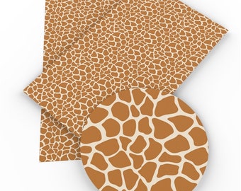 Giraffe print fabric | Etsy