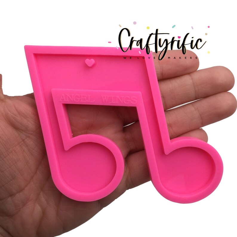 MUSIC NOTE Shiny Silicone Mold | Etsy