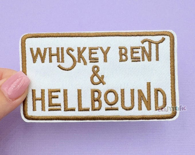 Whiskey Bent Patch, Trucker Hat Patches, Funny Patch, Trendy Patch ...