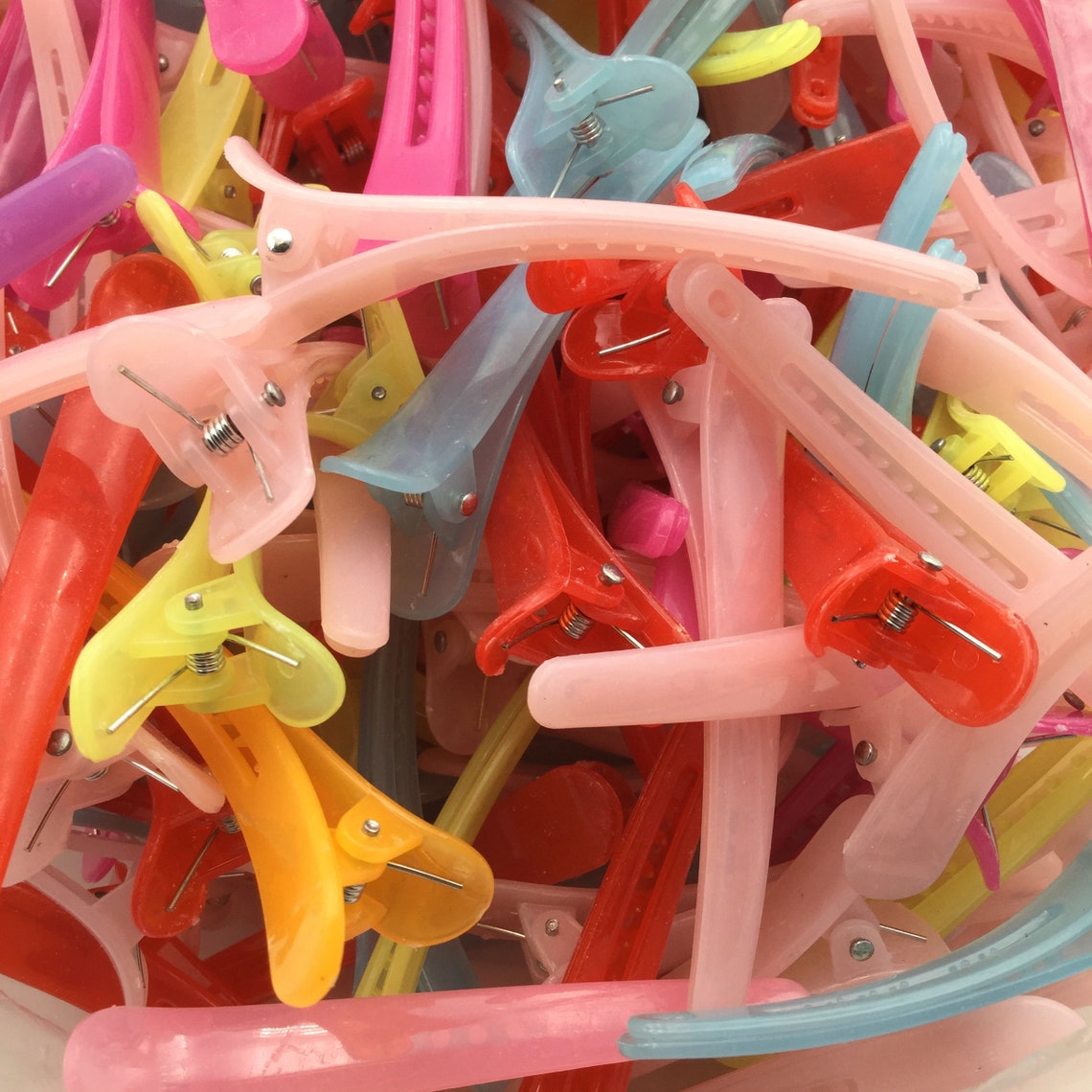 Plastic Alligator Clip With Teeth 3 Inch Set of 10 - Etsy