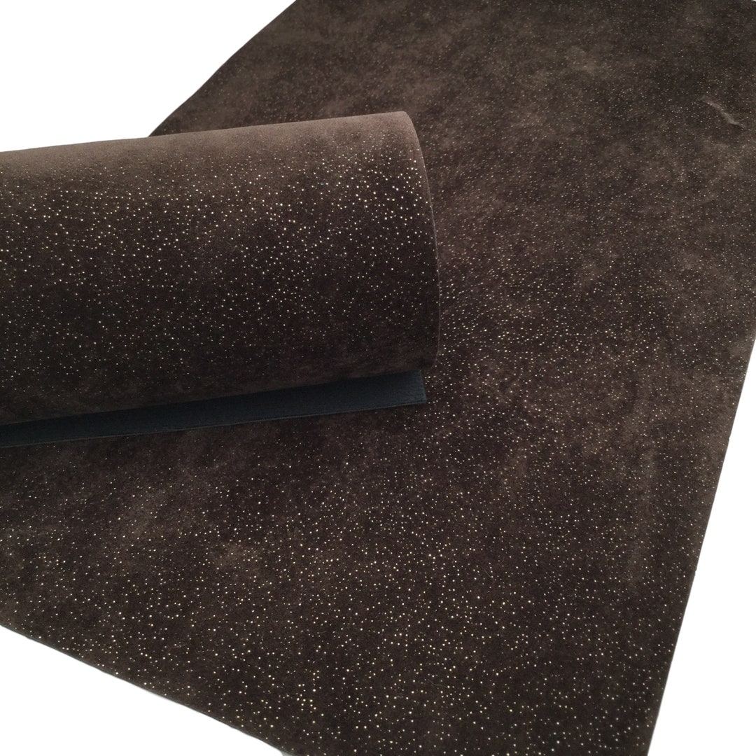 BROWN SPARKLE VELVET Sheet, Velvet Material for Hair Bows and Crafts - Etsy