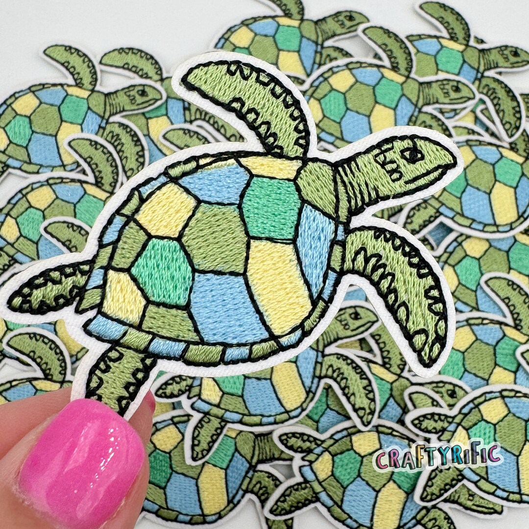 Sea Turtle Patch, Trucker Hat Patch, Patch for Hat, DIY Patch ...