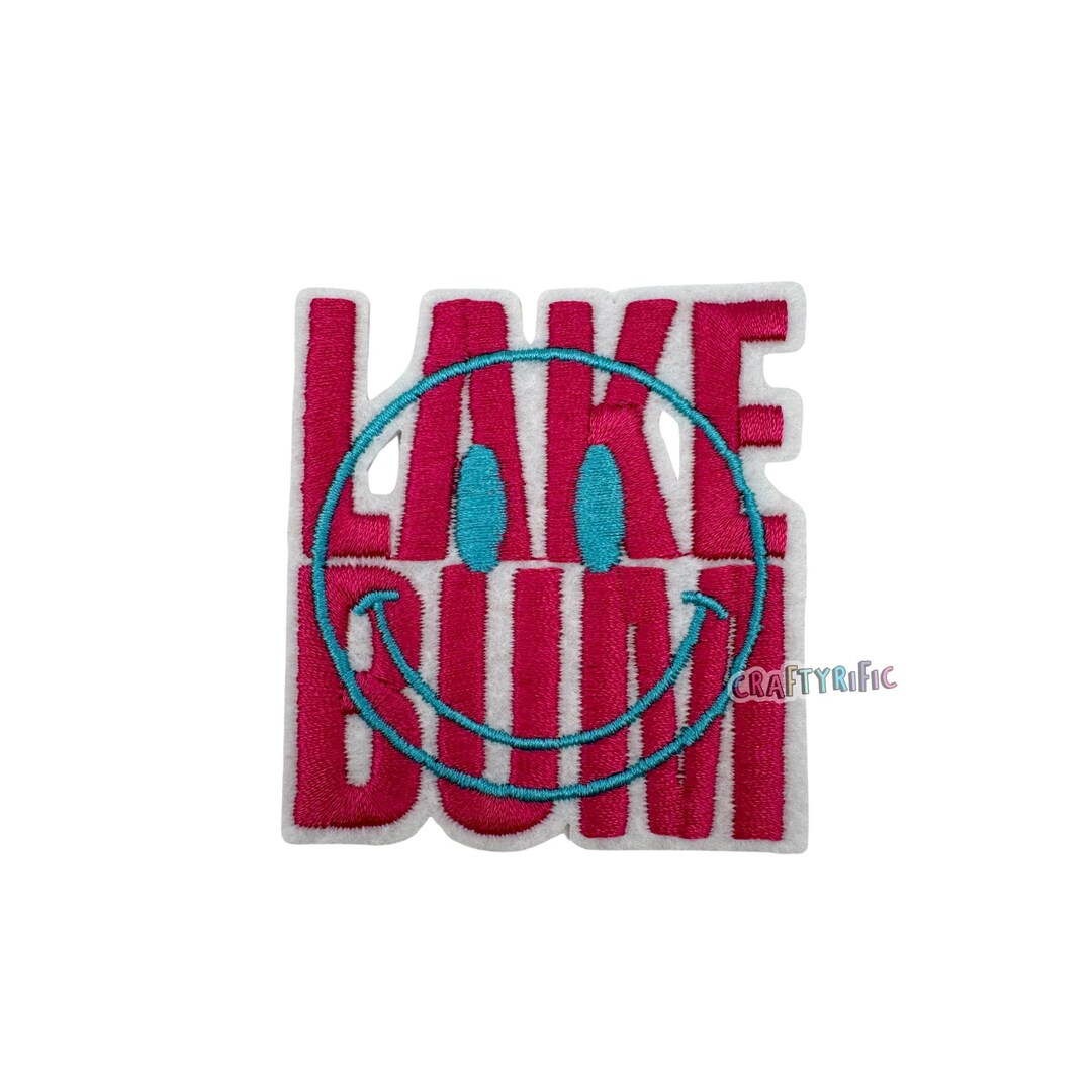 Lake Bum Patch, Trucker Hat Patches, Summer Patch, Lake Patch, Girly ...