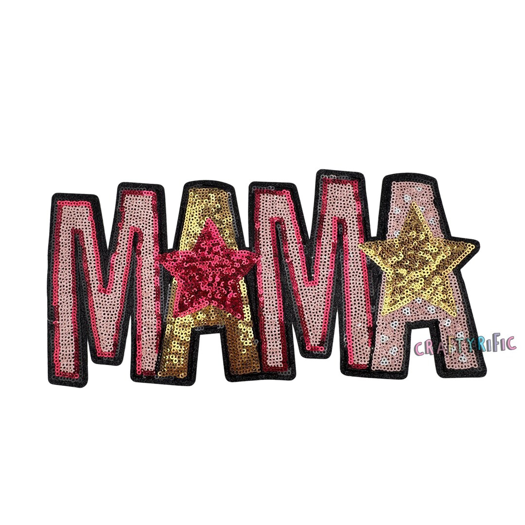 Mama Patch, Mother's Day Patch, Large Patches, Iron on Patch, T-shirt ...