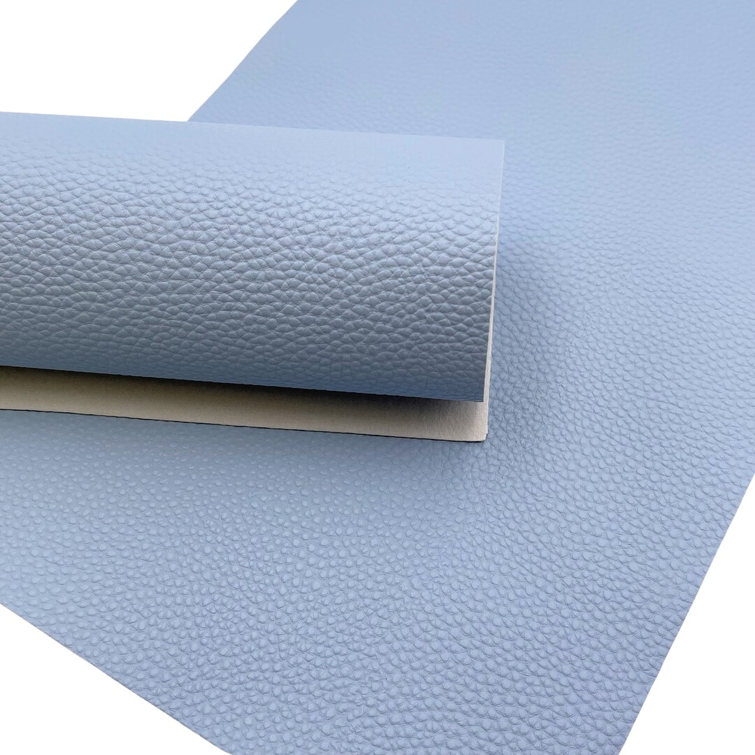 Sky Blue Pebbled Faux Leather Sheet - Etsy