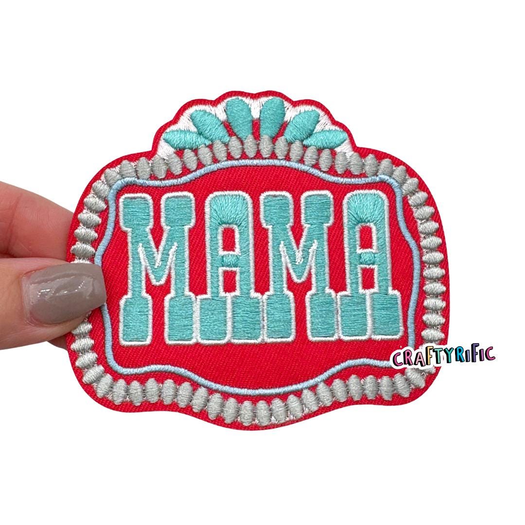 Mama Patch, Funny Patch, Preppy Patch, Embroidered Patch, Hat Patch ...