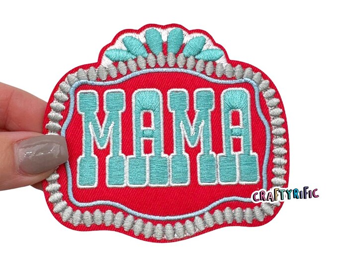 Mama Patch, Funny Patch, Preppy Patch, Embroidered Patch, Hat Patch ...
