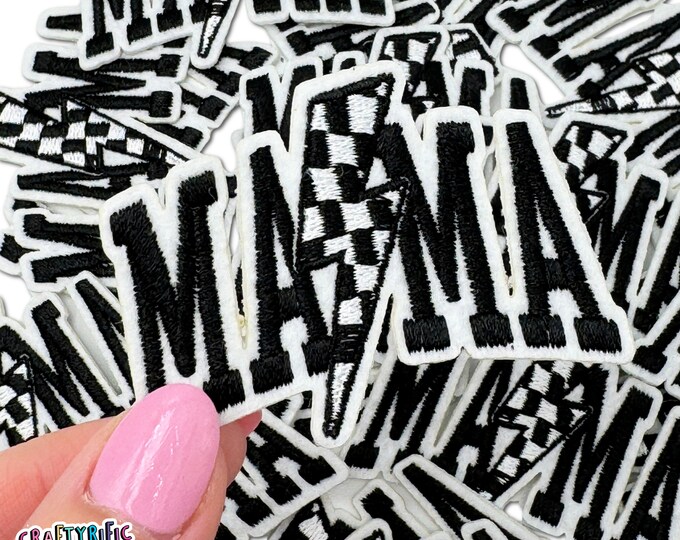Mama Patch, Trucker Hat Patches, Mom Patch, Embroidery Patch, Iron on ...