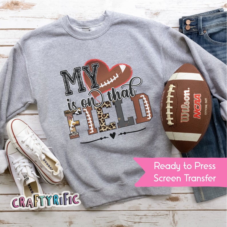 Mystery Pack Football Screen Print Transfer, 10pcs Grab Bag, Matte Thin ...
