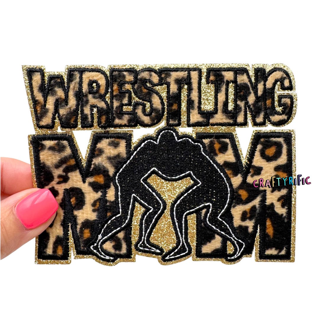 Wrestling Mom Patch - Etsy