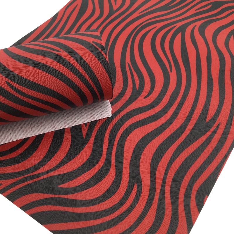 Zebra Print Leather - Etsy