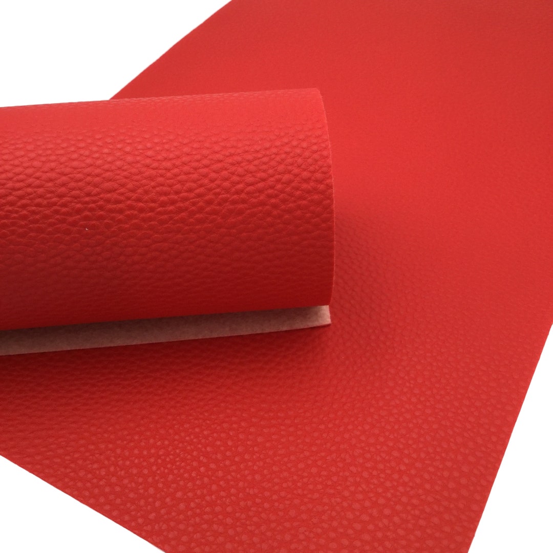 POPPY RED Faux Leather Sheets, PU Leather, Leather for Earrings - 0183 ...