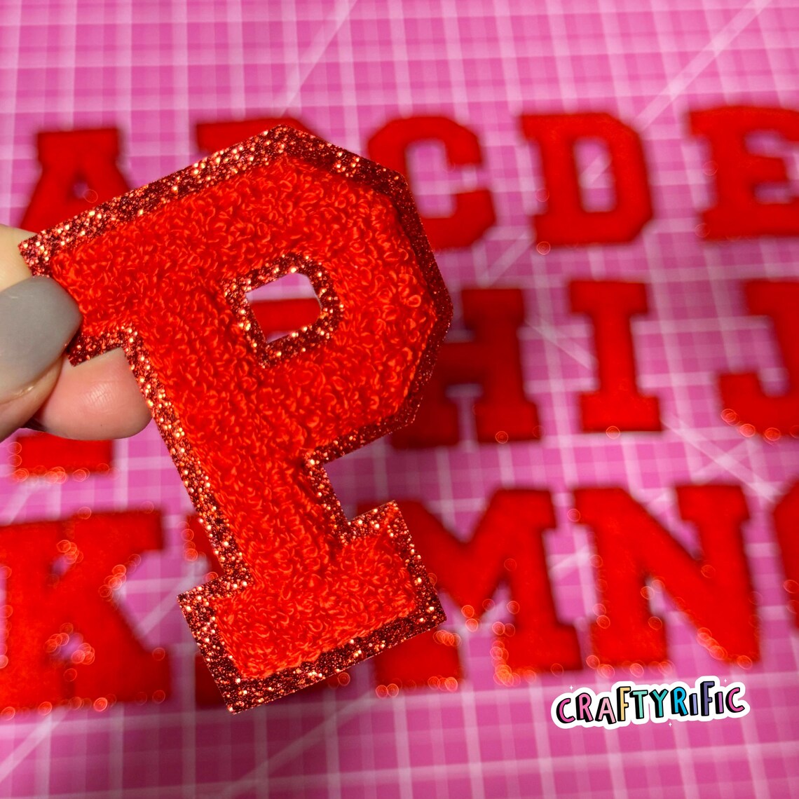 Red Varsity Letter Patch, 3" Inch Letter Patch, Chenille Letter Patch ...