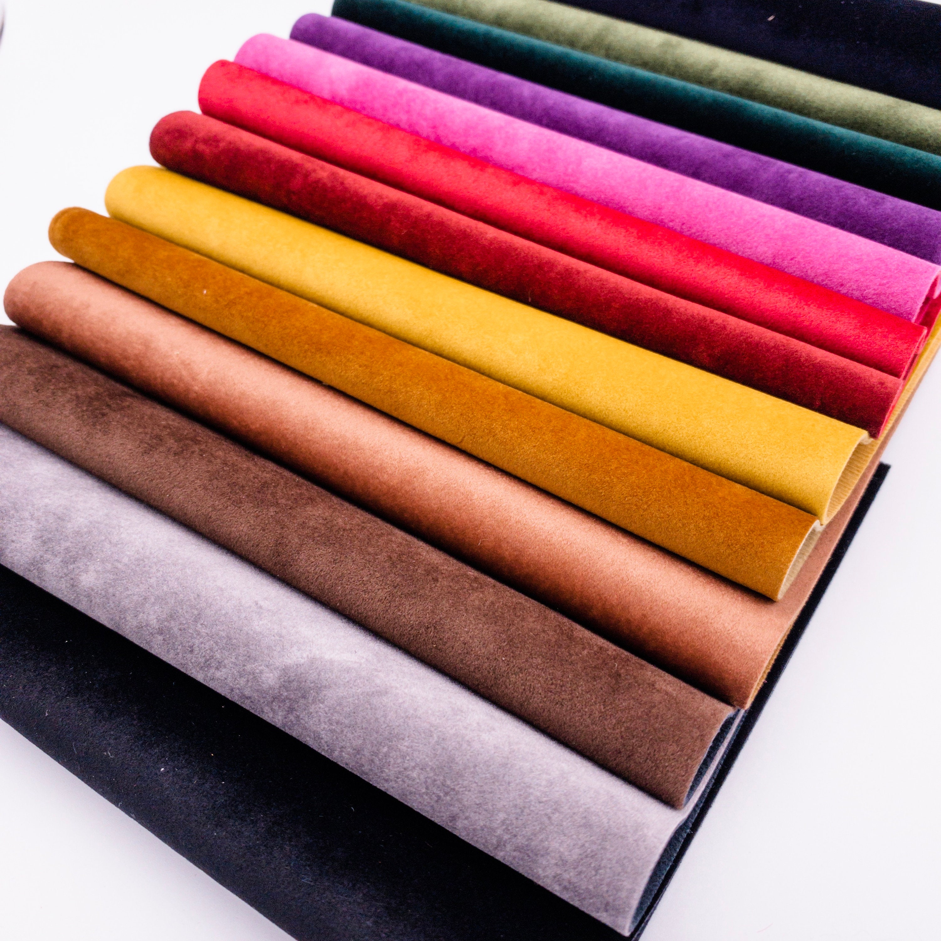 TAUPE BROWN VELVET Sheet Velvet Material for Hair Bows and | Etsy