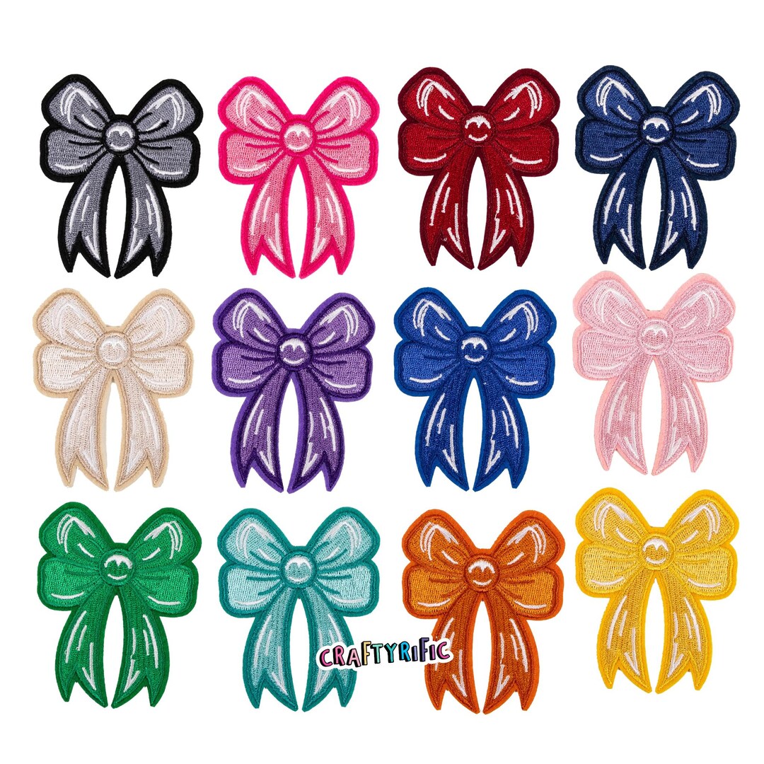 Bow Patch, 3 Inch Bow Patch, Trucker Hat Patches, Cute Patch, Trendy ...